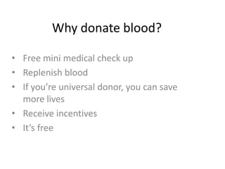 Blood drive | PPTX