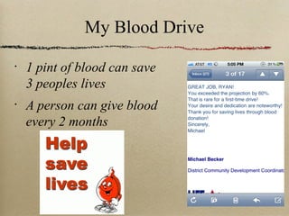 Blood drive senior boards | PPT