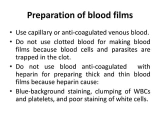 Blood examination | PPTX