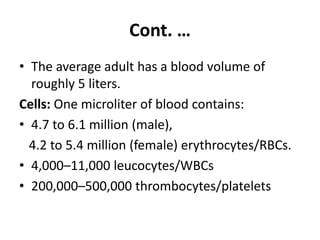 Blood examination | PPT