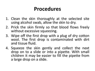 Blood examination | PPT