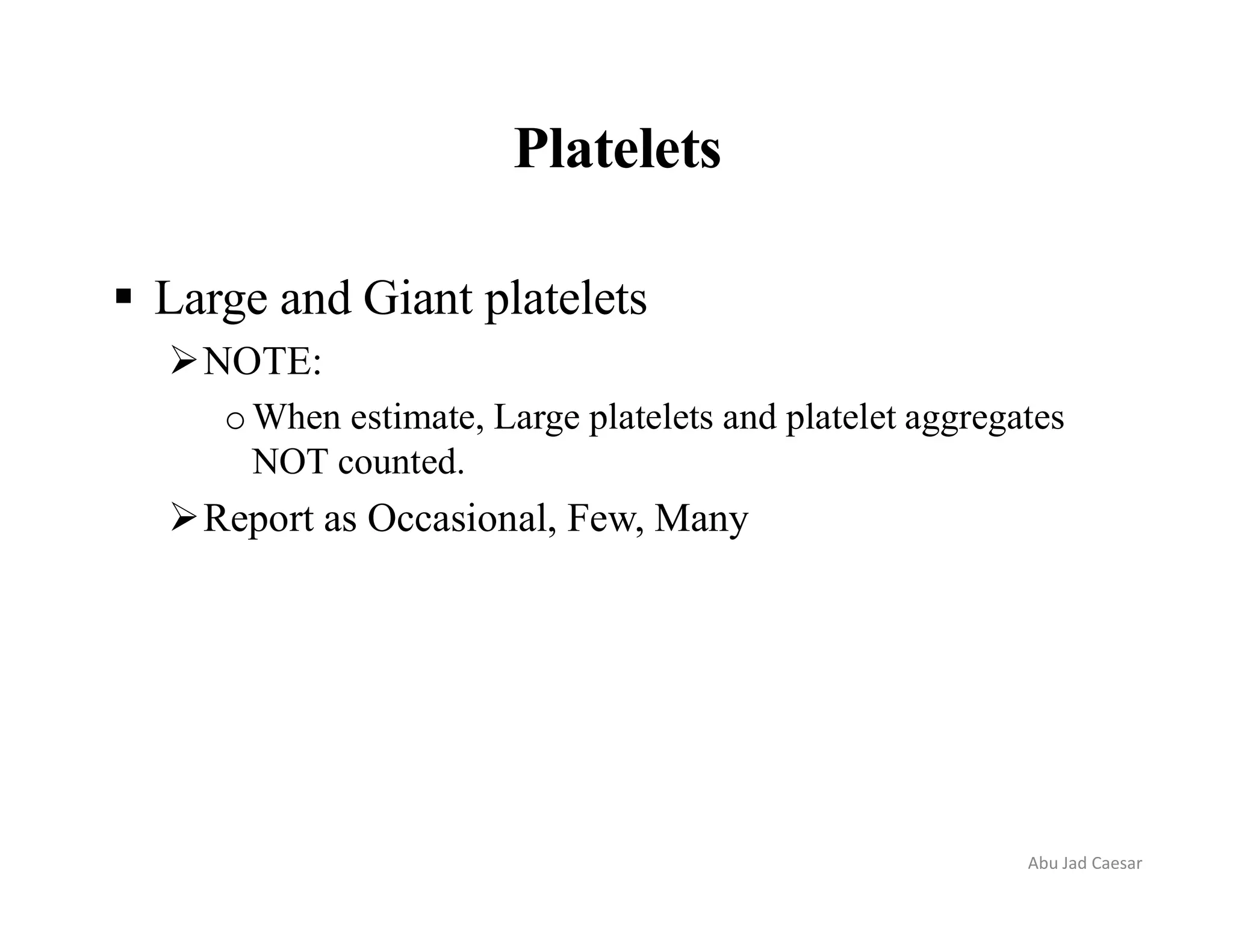 Blood film preparation and reporting | PDF