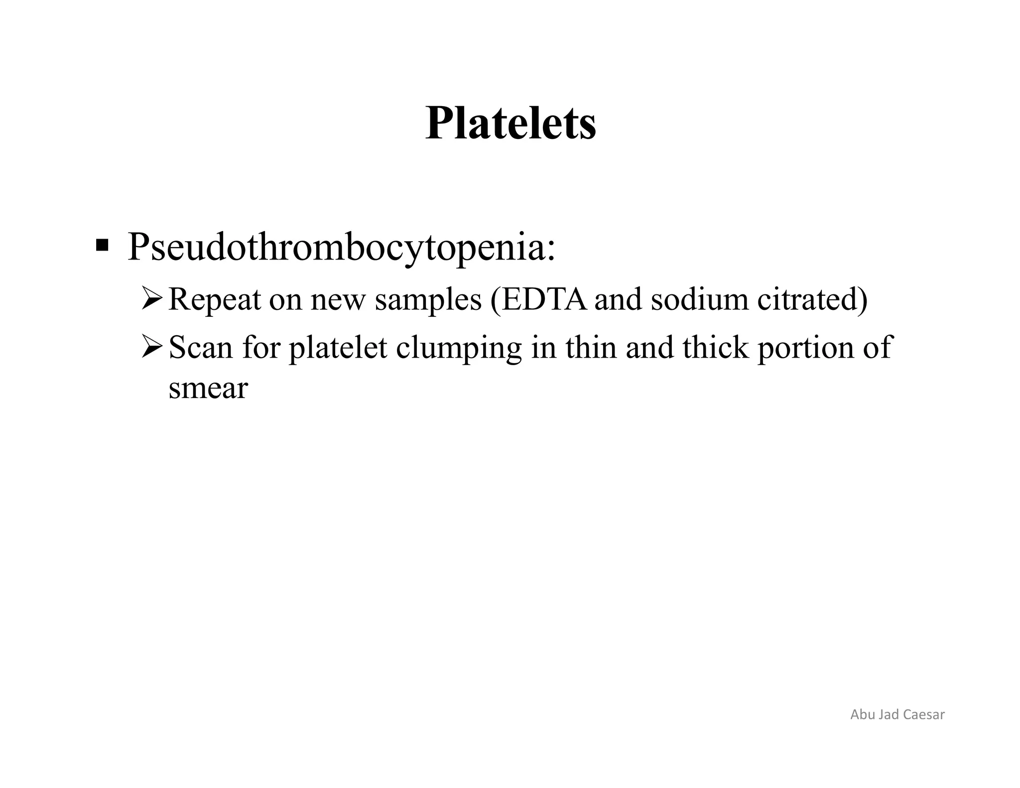 Blood film preparation and reporting | PDF