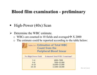 Updated - Blood film preparation and reporting | PDF