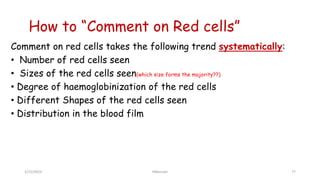 BLOOD FILM COMMENT part one.pptx