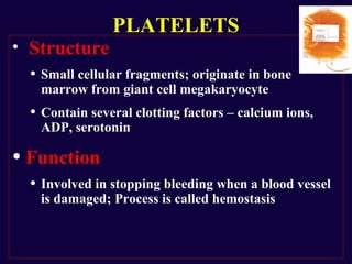 Blood formation and composition | PPT