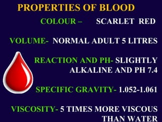 Blood formation and composition | PPT