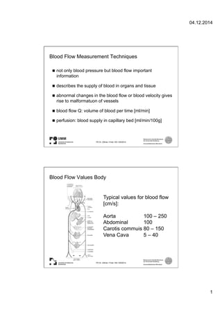 Blood flow ii | PDF