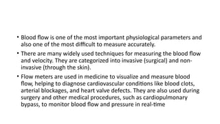 Blood Flow Measurement for medical use.pptx
