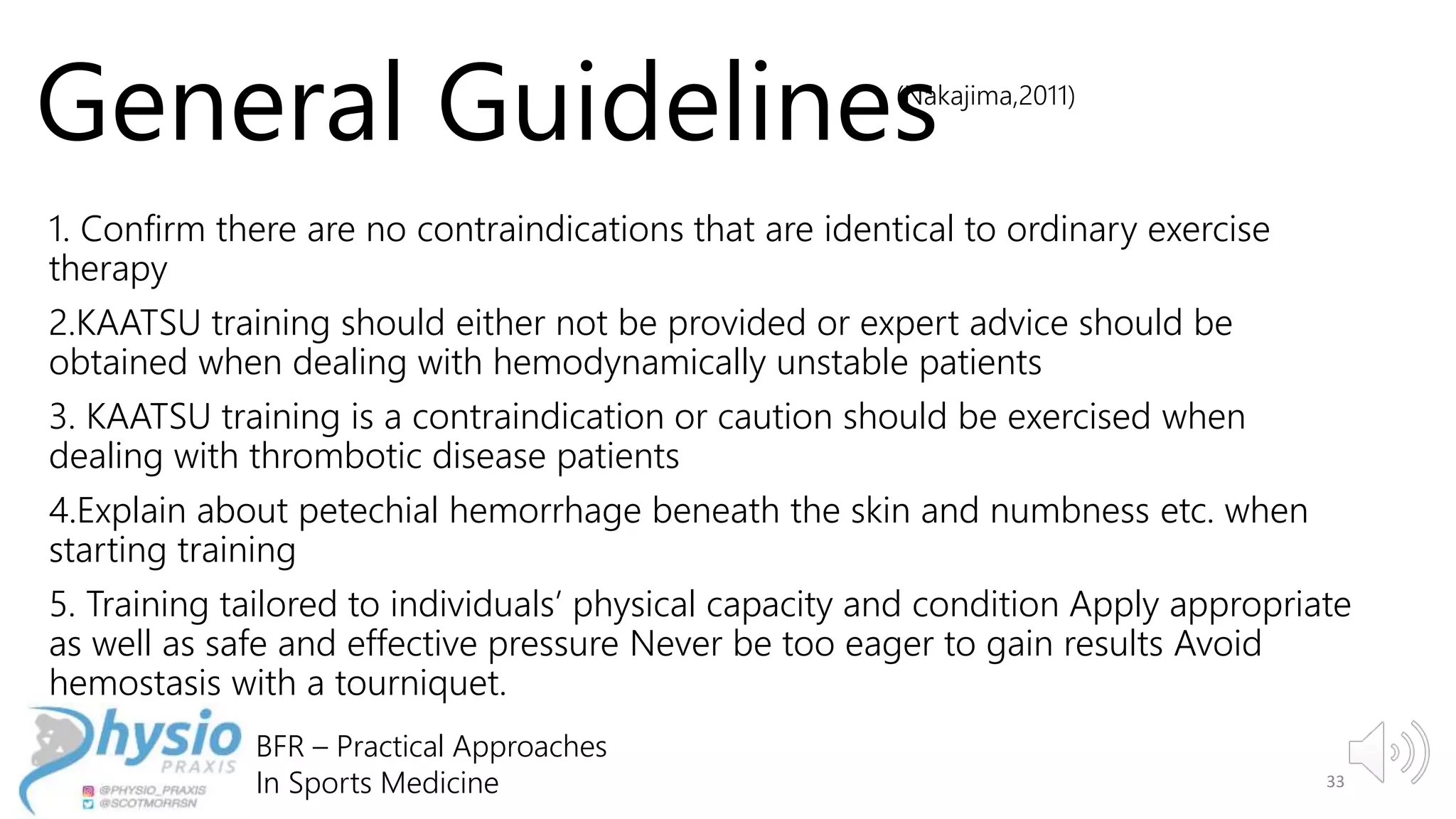 Blood flow restriction lecture | PPTX