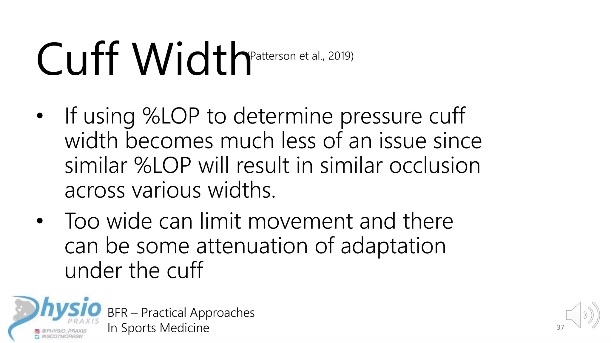 Blood flow restriction lecture | PPTX