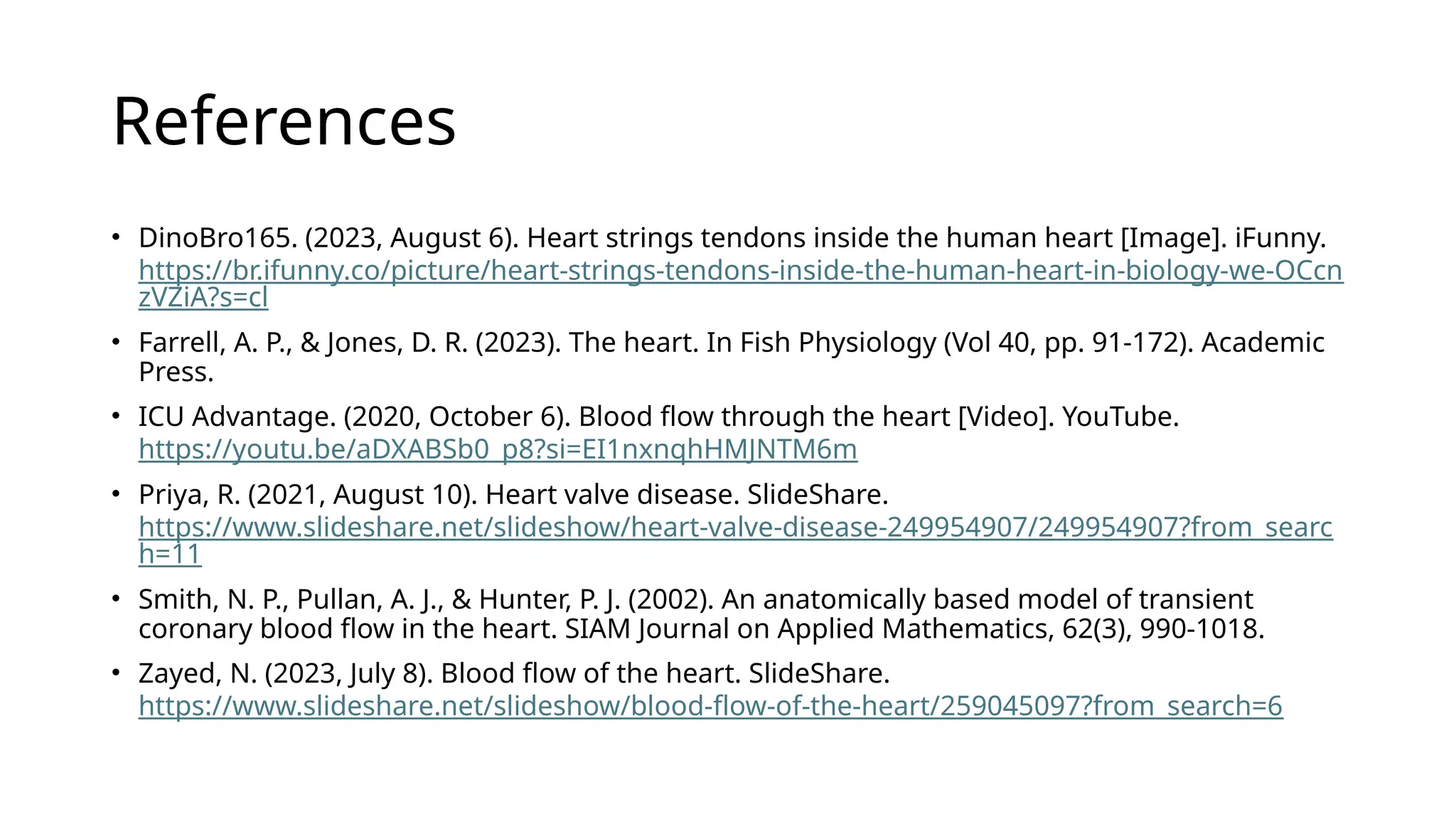 Blood flow through the heart presentation | PPTX