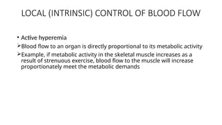 BLOOD FLOW TO THE HEART, BRAIN, SKELETAL MUSCLE AND SKIN.pptx