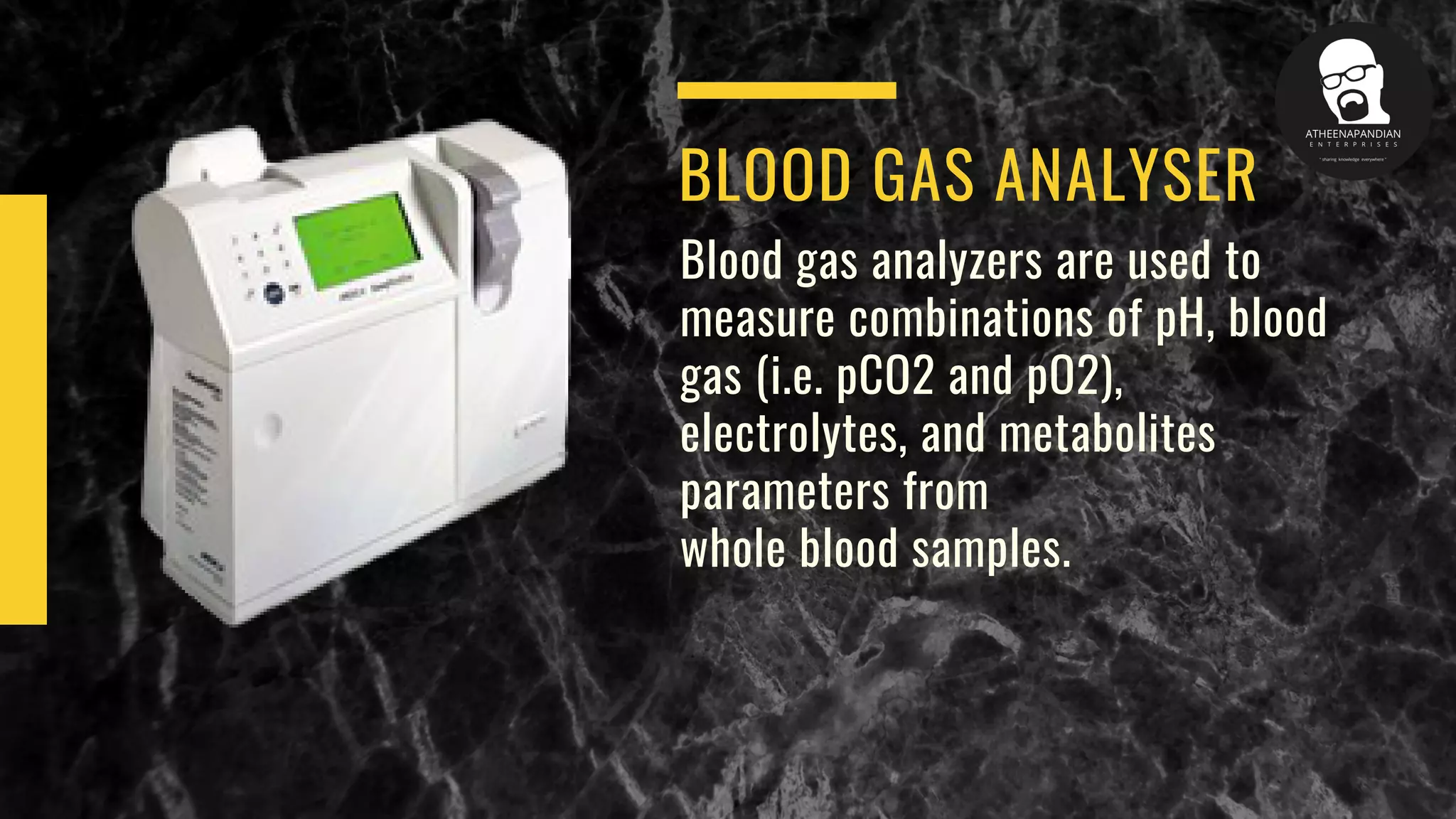 Blood gas analyser Basics of the equipment | PDF
