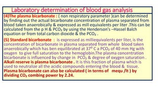 Blood gas analyser & blood gas analysis with clinical significancee | PDF