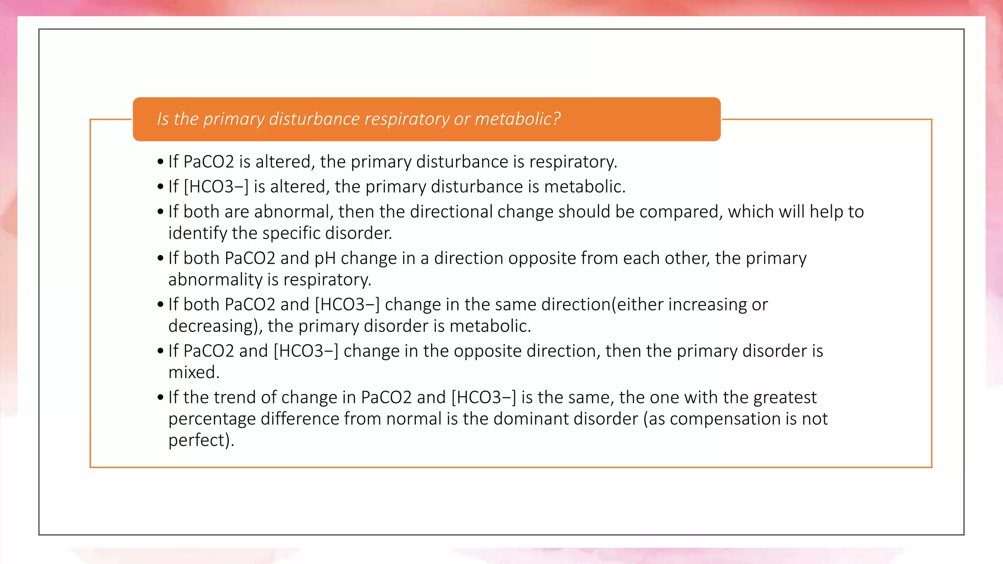 Blood gas analysis.pptx | Lung and Respiratory Health | Diseases and ...