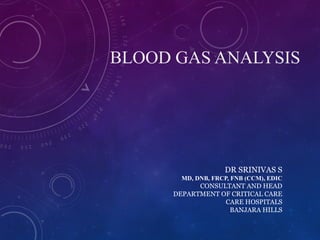 Blood gas analysis case scenarios | PPT