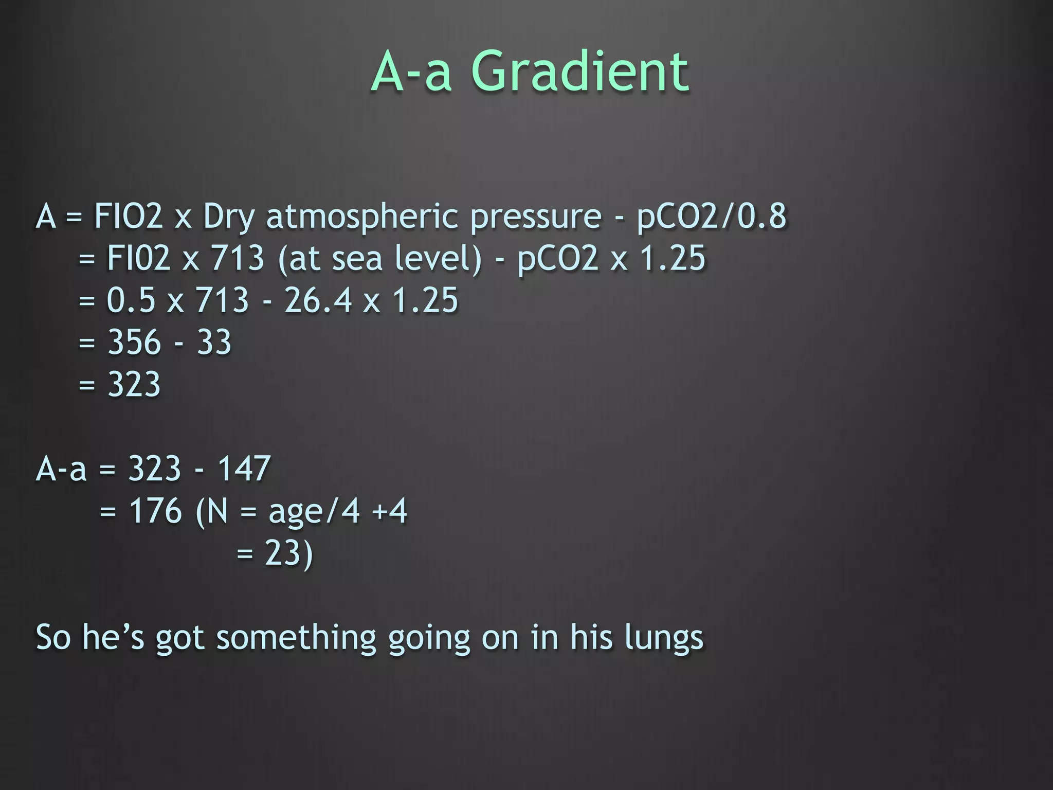 Blood gases. Worked examples | PPTX
