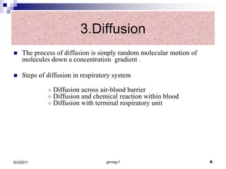 Blood gas exchange 2 | PPTX | Lung and Respiratory Health | Diseases ...