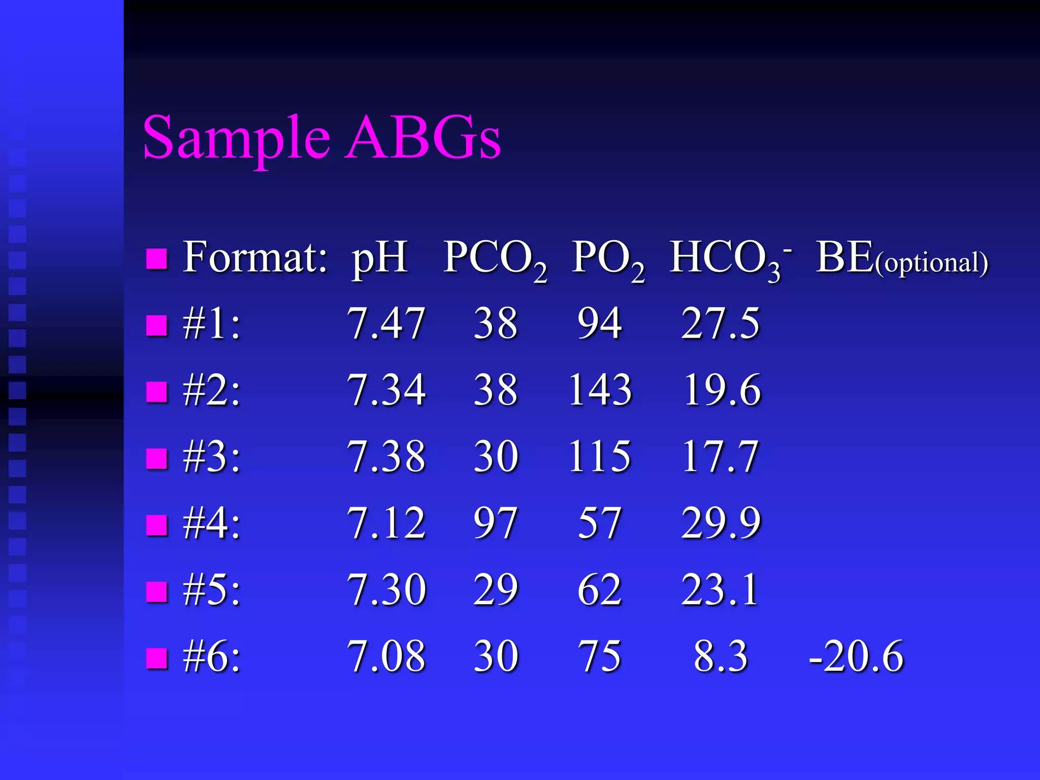 Blood gas interpretation | PPT