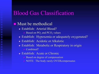 Blood gas interpretation | PPT