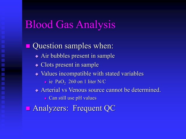 Blood gas interpretation | PPT