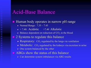 Blood gas interpretation | PPT