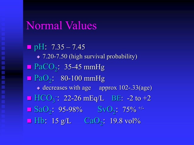 Blood gas interpretation | PPT