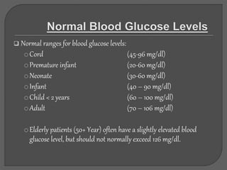 Blood glucose estimation | PPTX