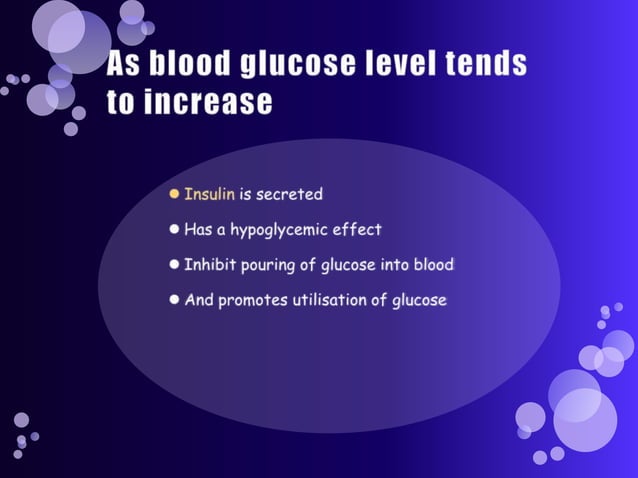 Blood glucose homeostasis | PPTX