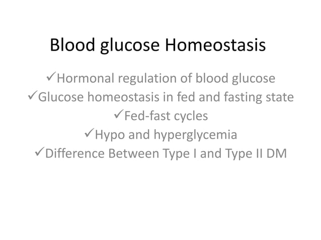 Blood glucose homeostasis | PPTX | Endocrine and Metabolic Diseases ...