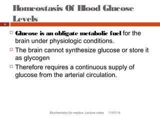 Blood glucose homeostasis revised | PPT