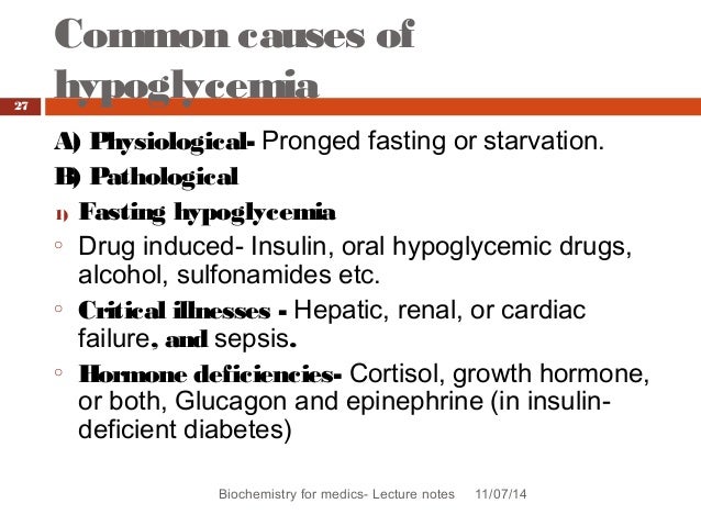 HYPOGLYCEMIA - nota della