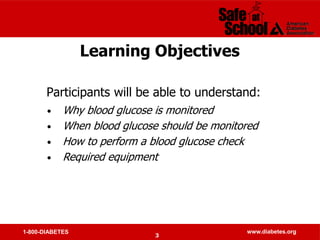 Blood Glucose Monitoring ppt for students | PPT | Diabetes | Diseases ...