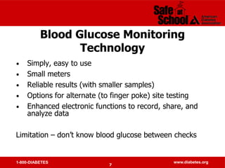 Blood Glucose Monitoring ppt for students | PPT