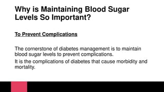 BLOOD GLUCOSE monitor presentation POWER | PPTX