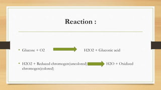 Blood glucose test | PPTX