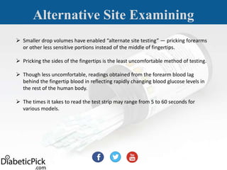 Blood glucose test strips | PPTX