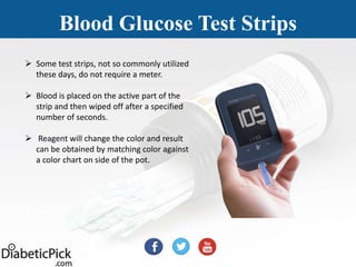 Blood glucose test strips | PPTX