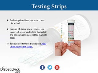 Blood glucose test strips | PPTX