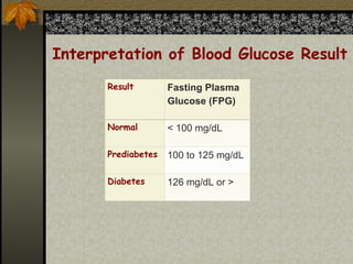 Blood Glu Regulation& its role on health | PPT