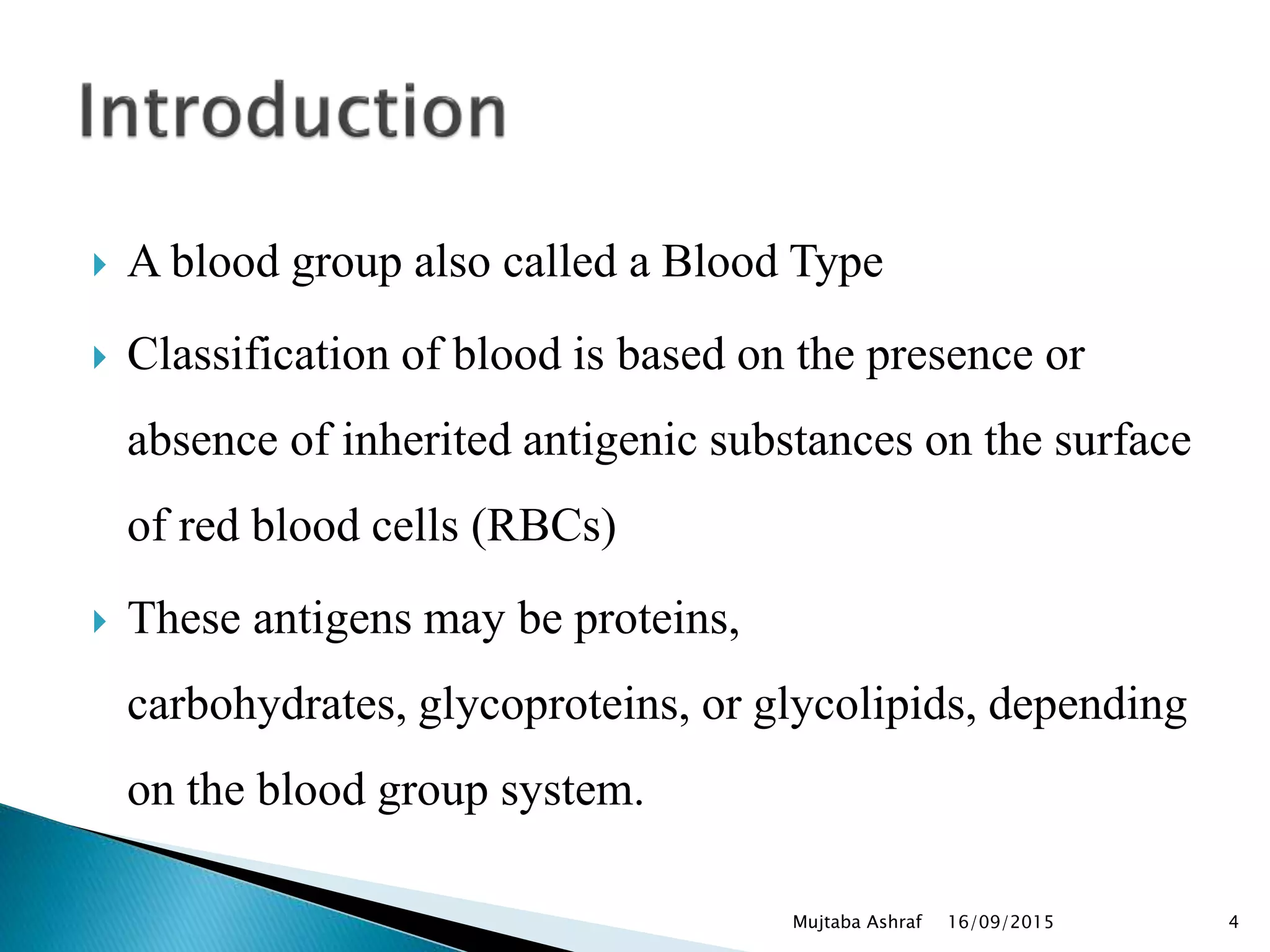 Blood group | PPTX