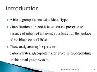 Blood group | PPTX