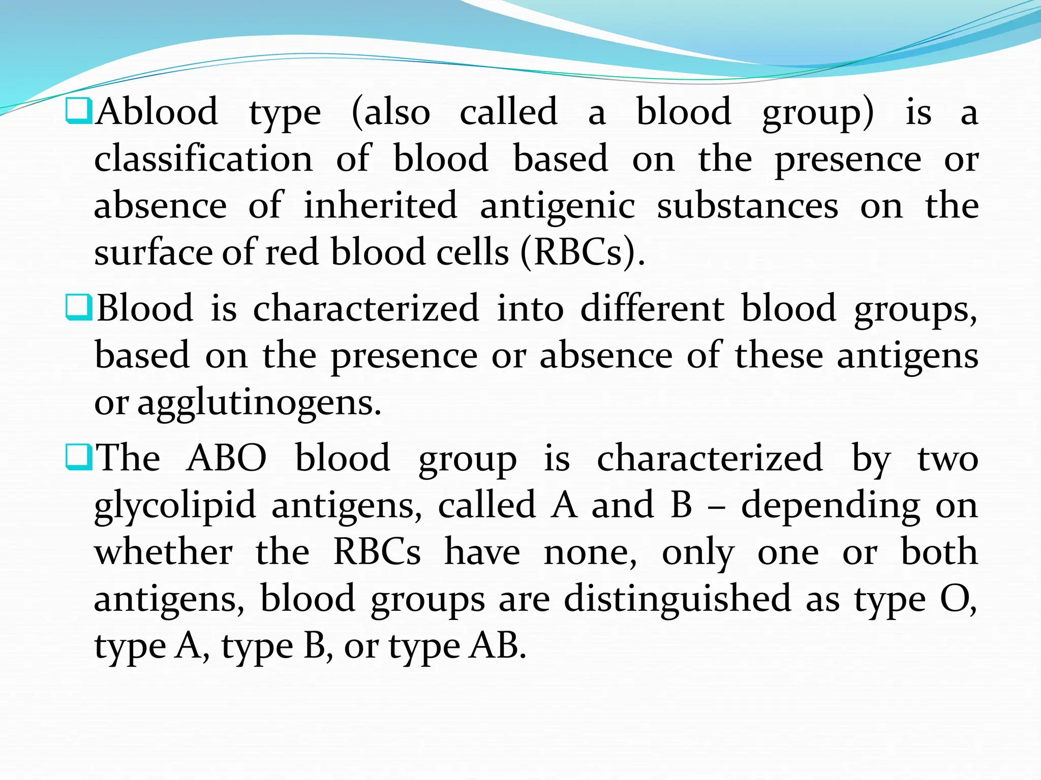 Blood groups and blood types Ass.Lec Hussein Hamid Al-hichamy | PPT