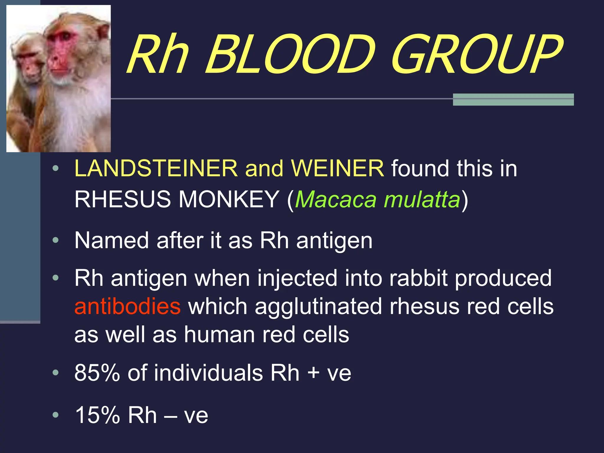 Blood Groups and abo grouping and RH system | PPT