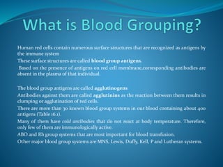 BLOOD GROUP - by Dr. Amit Gehlot | PPTX