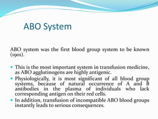 BLOOD GROUP - by Dr. Amit Gehlot | PPT