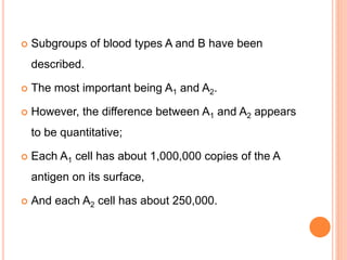 Blood group 1 | PPTX