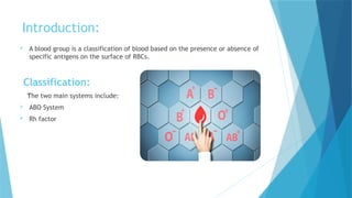 Blood Group (2).pptx education sciencejhbdmbcmn | PPTX