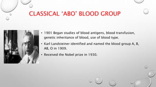 Blood group and transfusion | PPT